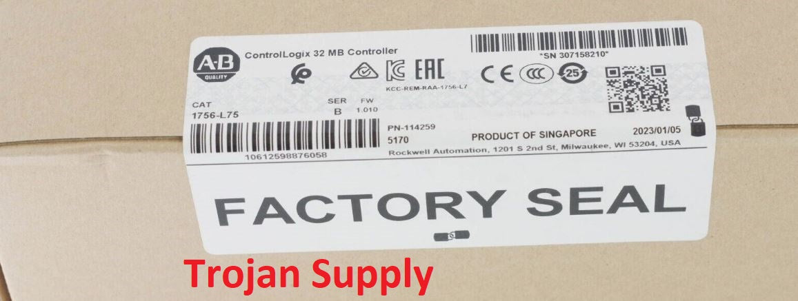 2023 Allen Bradley 1756-L75 ControlLogix – Trojan Supply