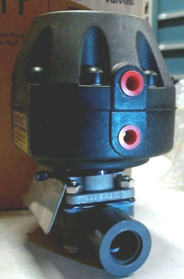 ITT DIA FLO 0.5-2406-TM-31 DIAPHRAGM VALVE ADVANTAGE PLASTIC THREADED ...