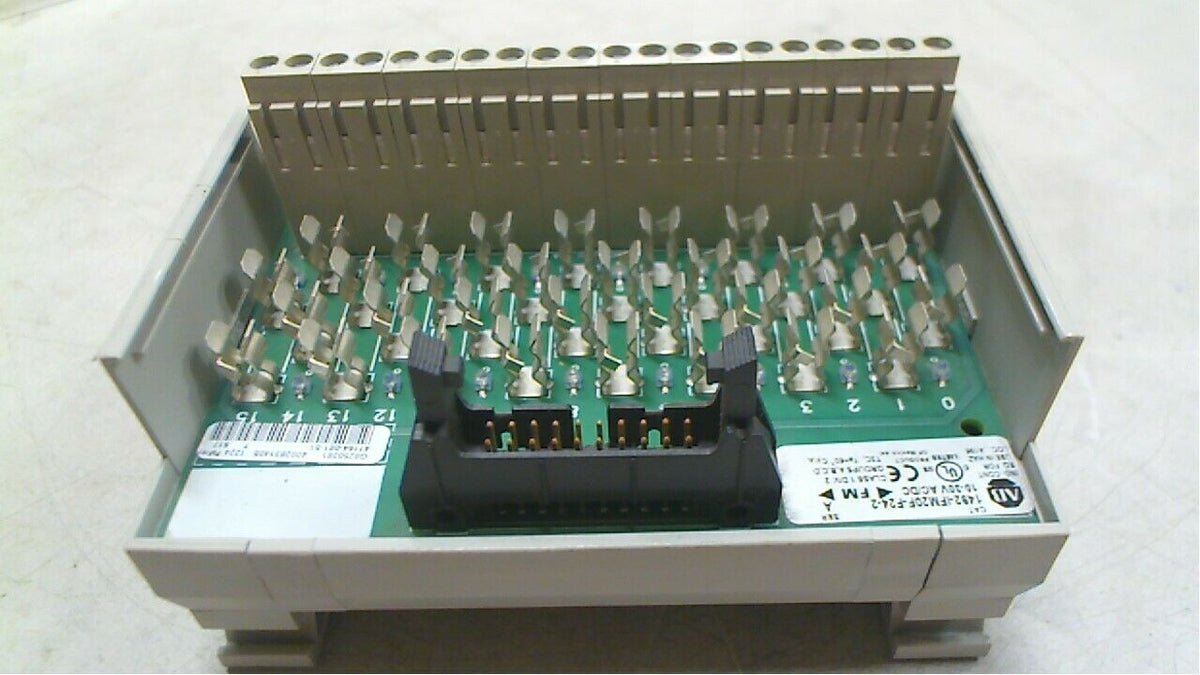 AB ROCKWELL 1492-IFM20F-F24-2 PLC DIGITAL FUSIBLE INTERFACE MODULE W ...
