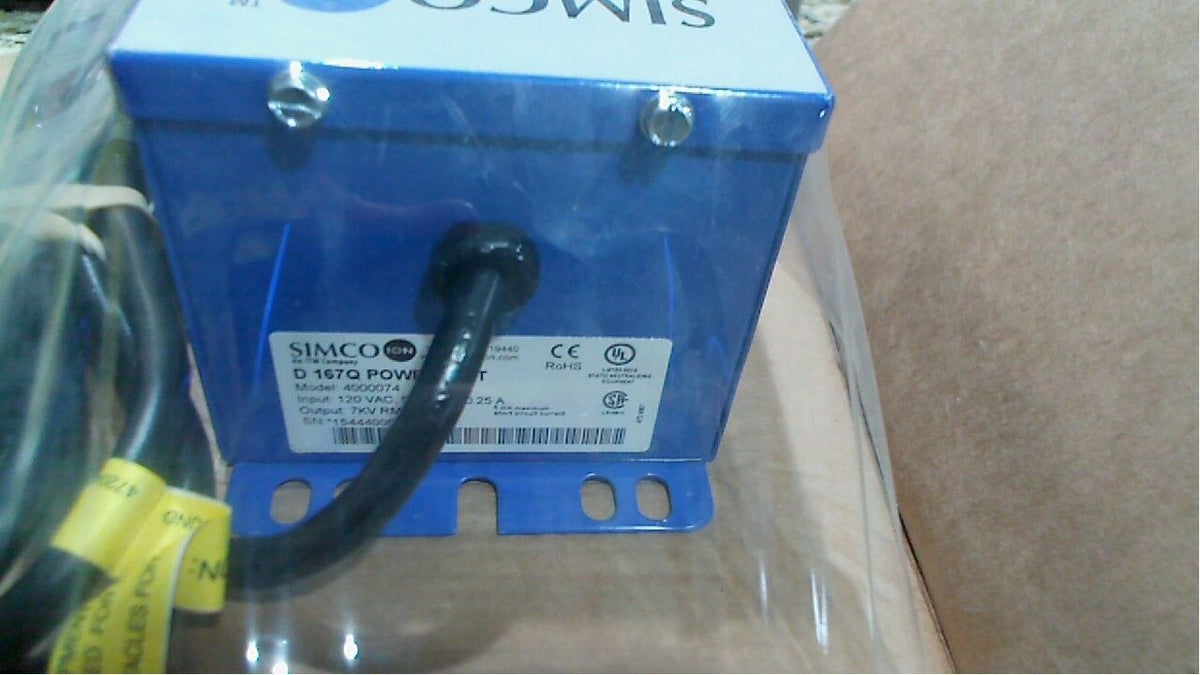 SIMCO D-167Q POWER UNIT STATIC CONTROL DEVICES - FREE SHIPPING – Trojan ...