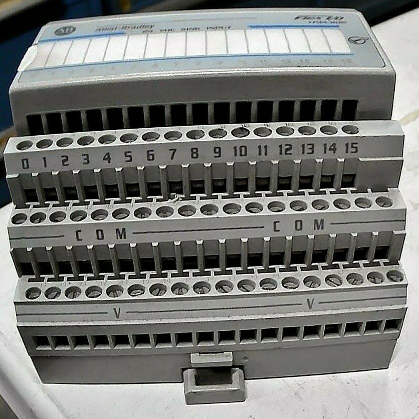 AB ROCKWELL 1794-IB16 FLEX I/O 24VDC INPUT MODULE w/ 1794-TB3 BASE *FR ...