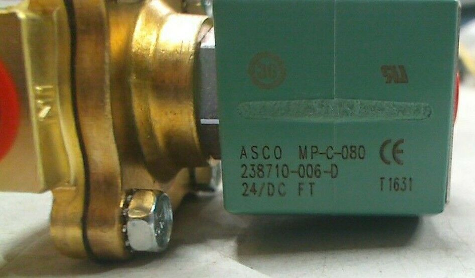 ASCO 8210G094 / 238710-006-D SOLENOID VALVE COIL 24VDC 1/2" NPT 11.6W ...