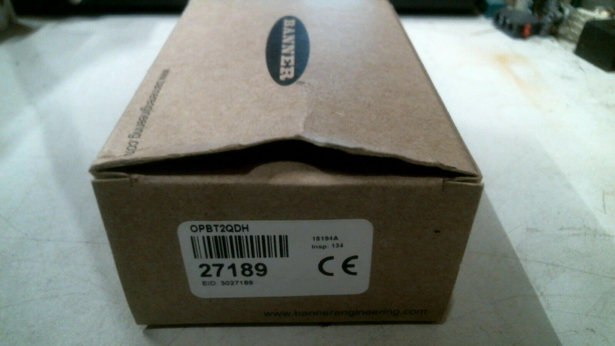 BANNER ENGINEERING OPBT2QDH OMNI BEAM DC POWER BLOCK 27189 -FREE SHIPP ...