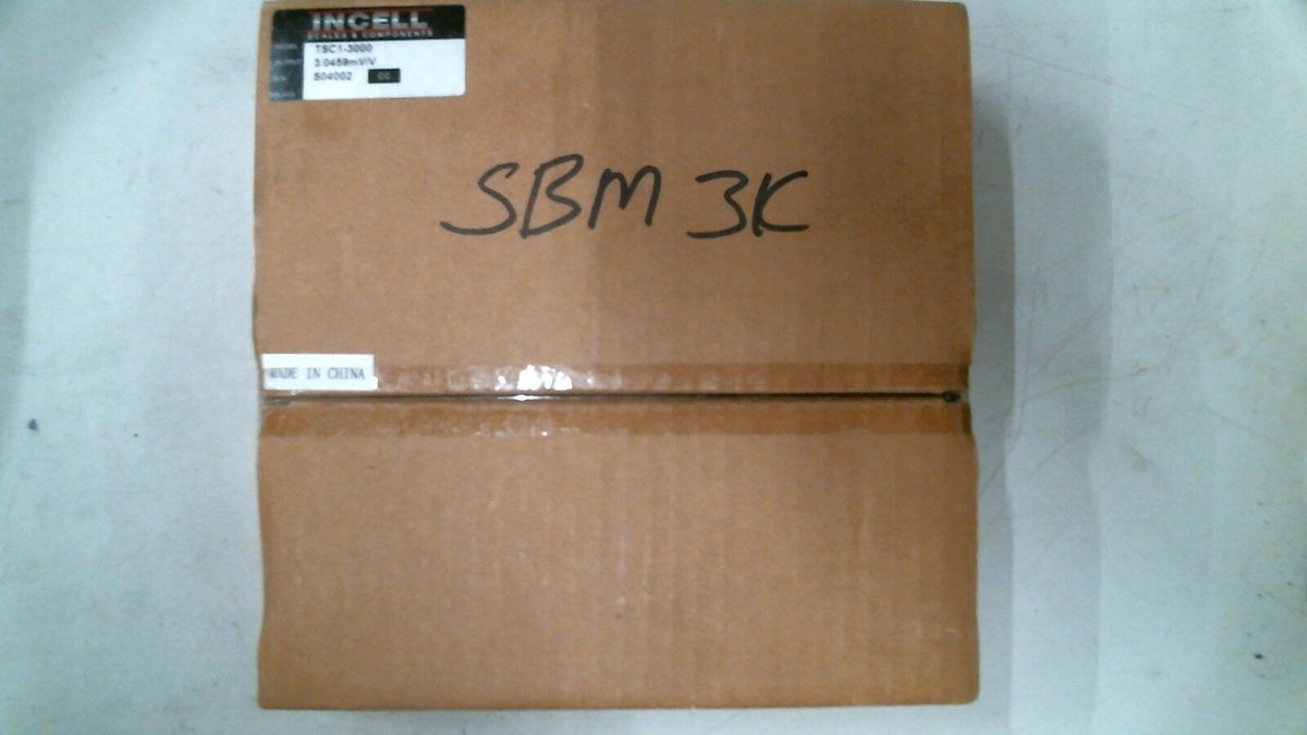 INCELL SCALES & COMP. TSC1-3000 LOAD CELL 3000LBS CAPACITY SBM 3K -FRE ...