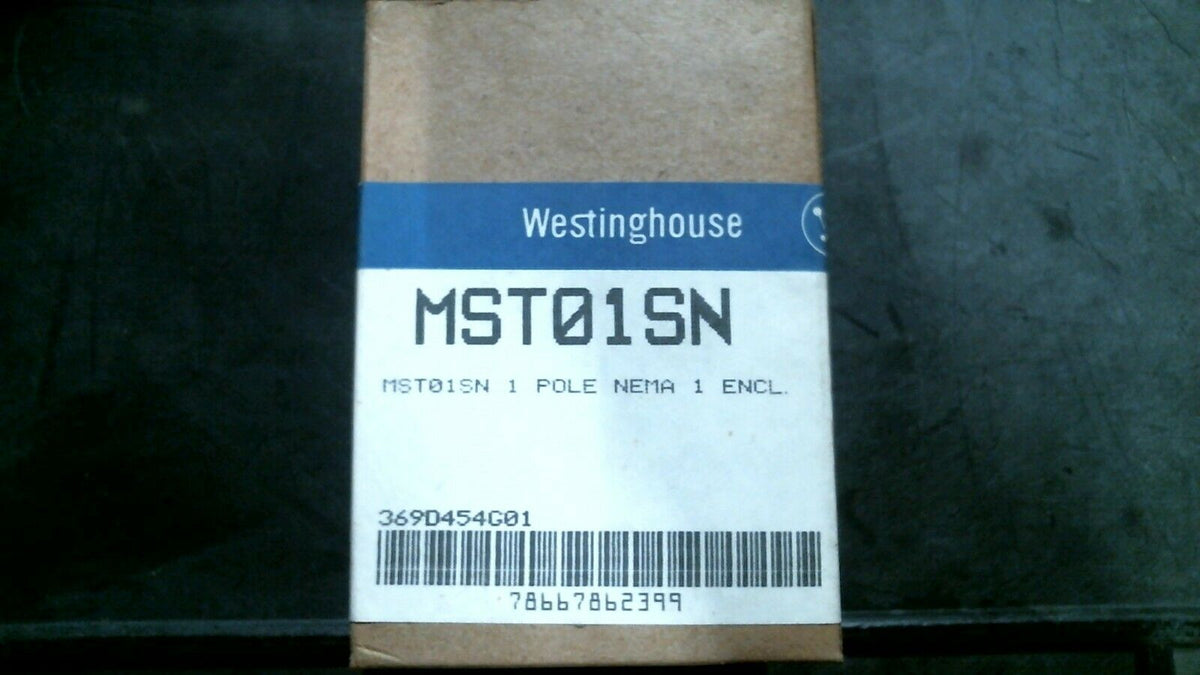 WESTINGHOUSE CUTLER HAMMER MST01SN SWITCH W/ENCLOSURE 1P - FREE SHIPPI ...