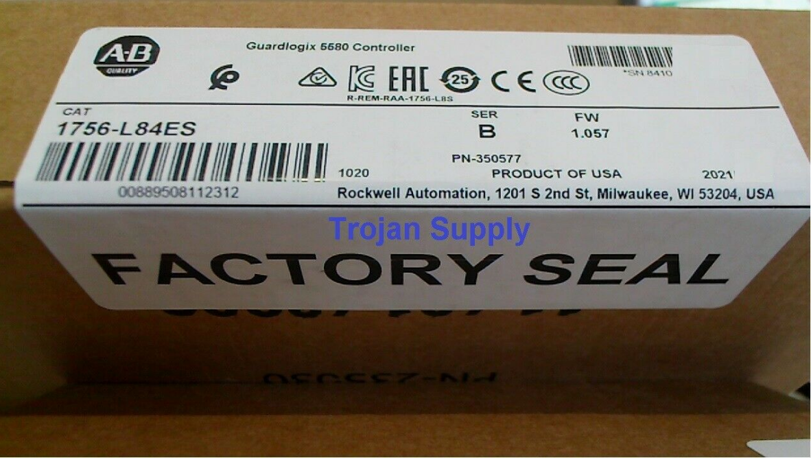 Allen-Bradley 1756-L84ES sealed 2023 – Trojan Supply