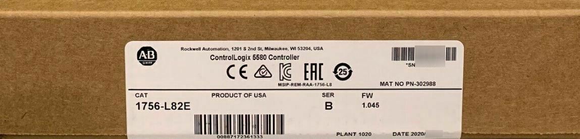 2020 sealed Allen-Bradley 1756-L82E ControlLogix Logix5580 Processor ...